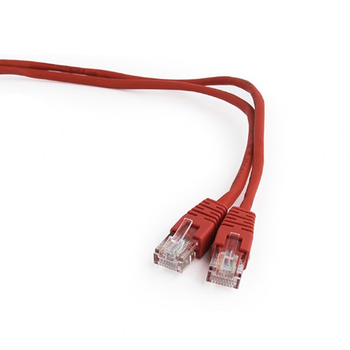 Gembird CAT5e UTP Patch cord, red, 0.5 m, Unshielded patch cord, 8P8C | PP12-0.5M/R