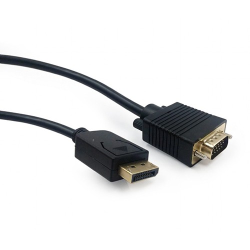 Gembird DisplayPort to VGA adapter cable, black, 1.8 m | CCP-DPM-VGAM-6