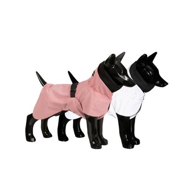 PAIKKA Visibility Raincoat Lite pink kabanica za pse - 50cm