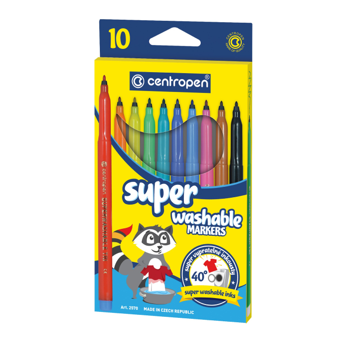 Flomasteri 2570/10 superwashable trio Centropen