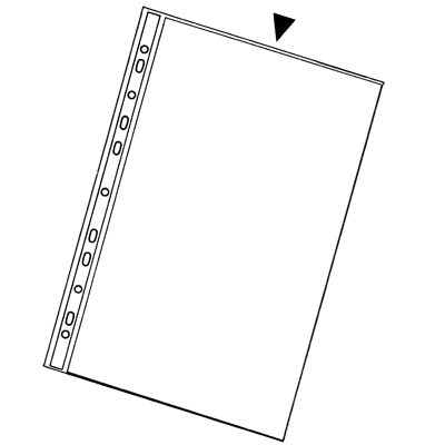 Folija za dokumenta U/A4 sa 11 rupa 70mic Crystal