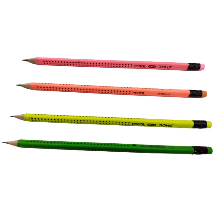 Grafitna olovka sa gumicom HB neon DM18613