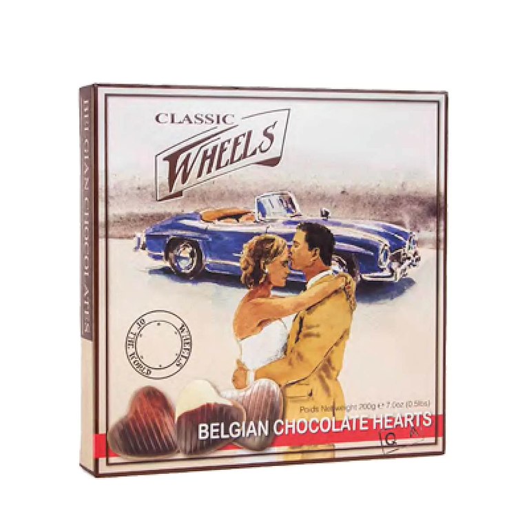 Classic Wheels Belgian Chocolate Hearts