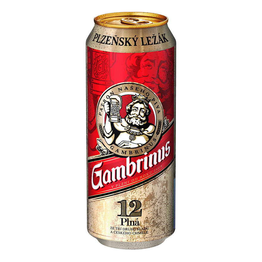 Gambrinus svetlo pivo 0.5l lim