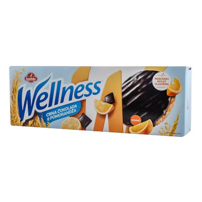 Keks Wellness narandza cokolada 250g Ba.