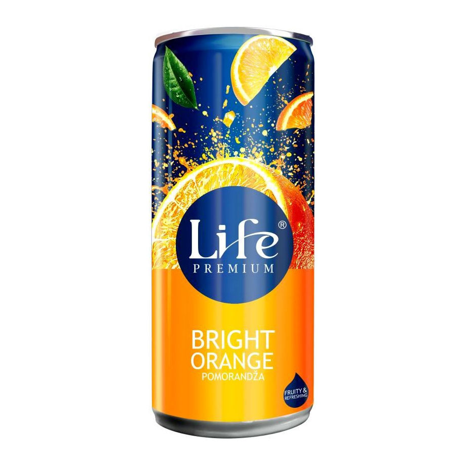 Life Premium Bright Orange 0.25l