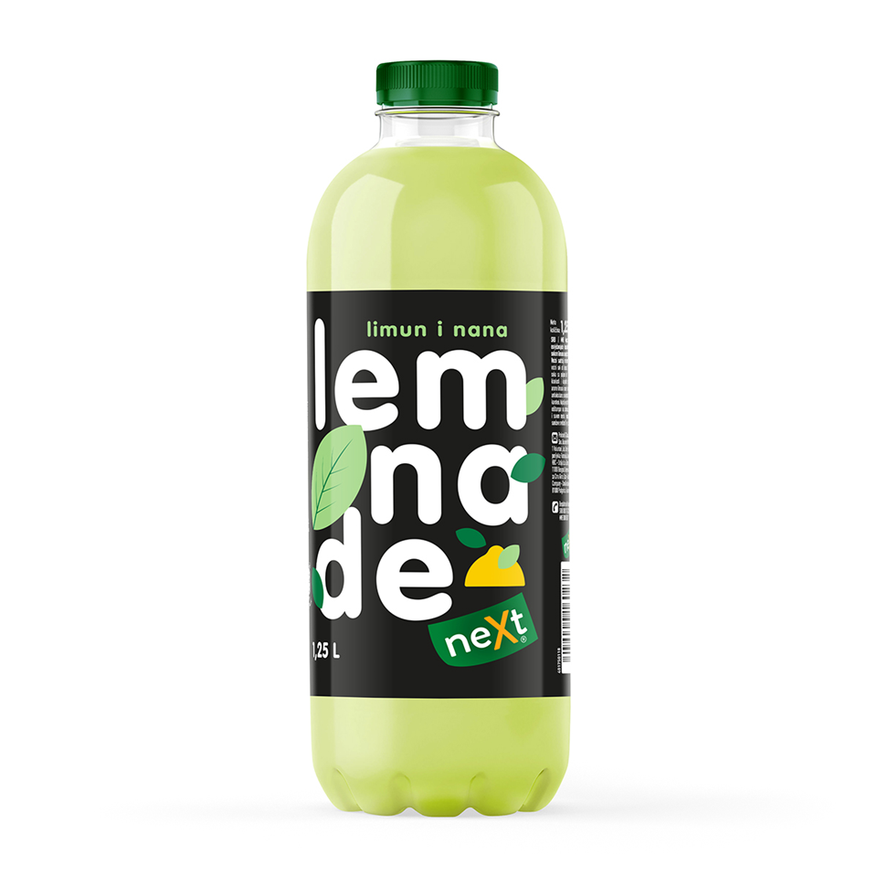 Next Lemonades – Lemon Mint 1.25L PET