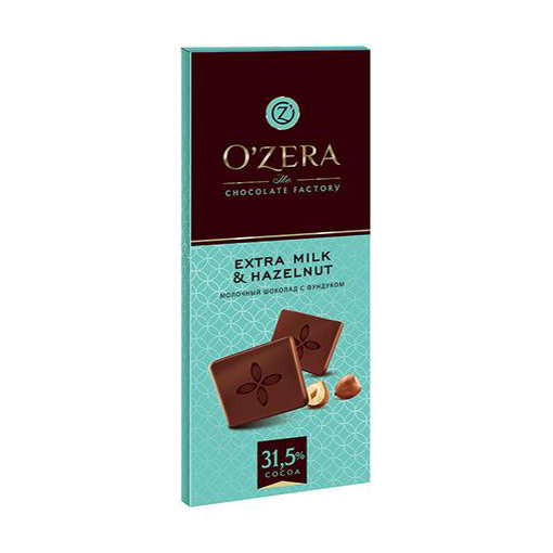 O Zera extra milk&hazelnut cokolada 90g