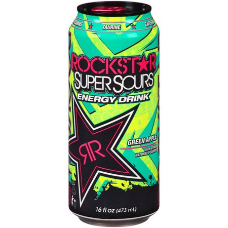 Rockstar energy drink apple sour 0.33l