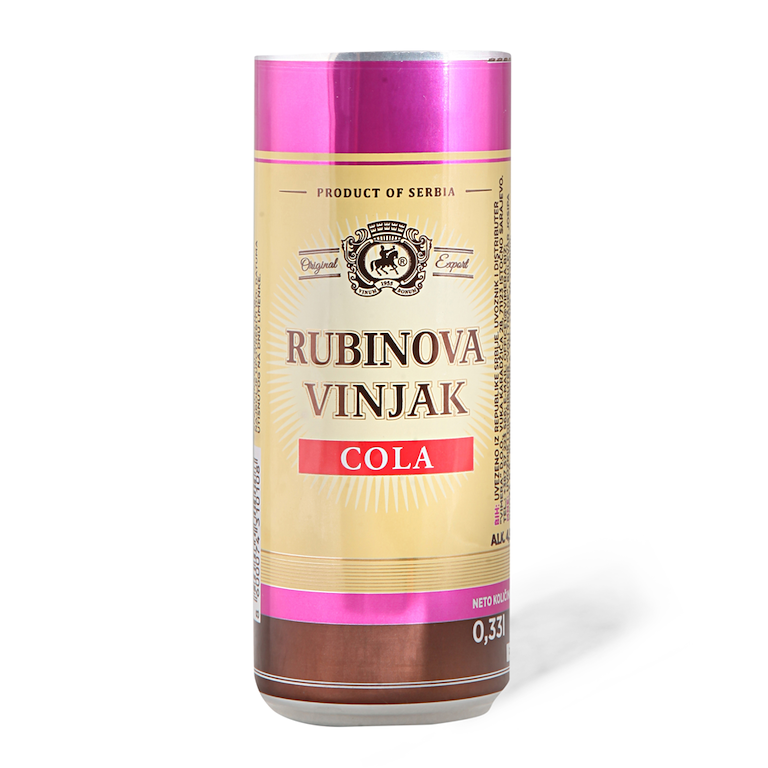 Vinjak Rubin Cola 4,9% 0,33 CAN