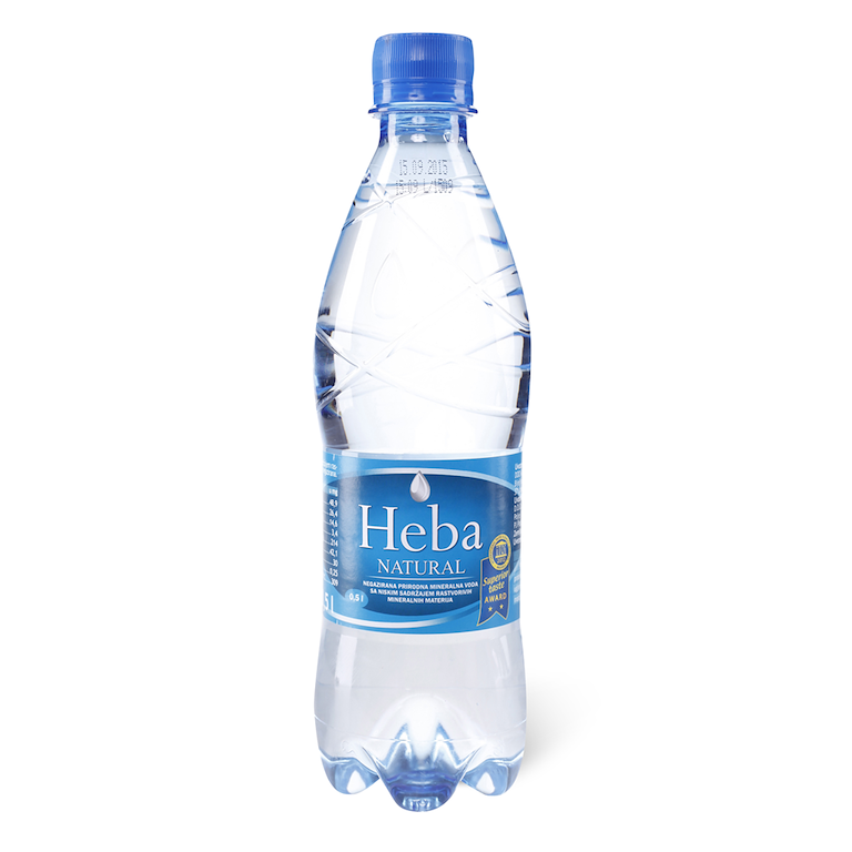 Voda negazirana Natural Heba pet 0.5l