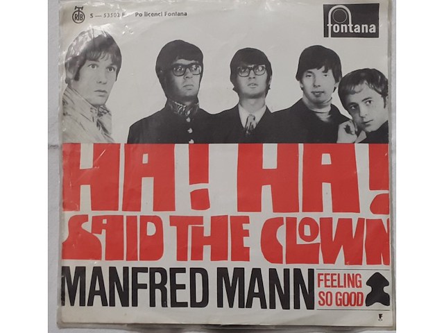 MANFRED  MANN  -  HA  HA  SAID  THE  CLOWN