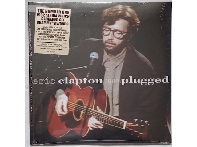 ERIC  CLAPTON  -  2LP  UNPLUGGED  ( Novo!!!)