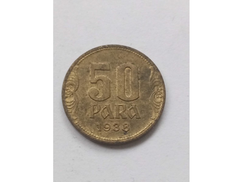 50 Para 1938.g - Kraljevina Jugoslavija -