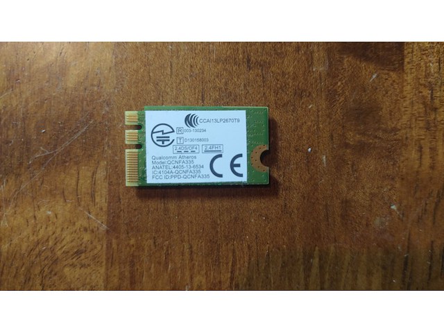 Wireless kartica QCNFA335 , skinuta sa Lenovo G50-70