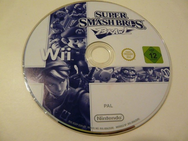 Nintendo Wii igra - Super Smash Bros Brawl