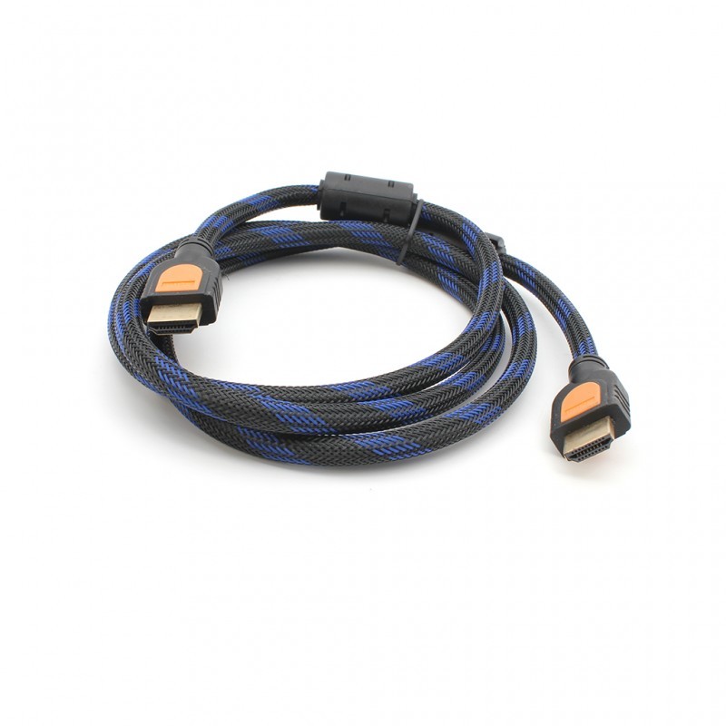 Kabal sa HDMI muški na HDMI muški bakarni 1,5m - crno-plava
