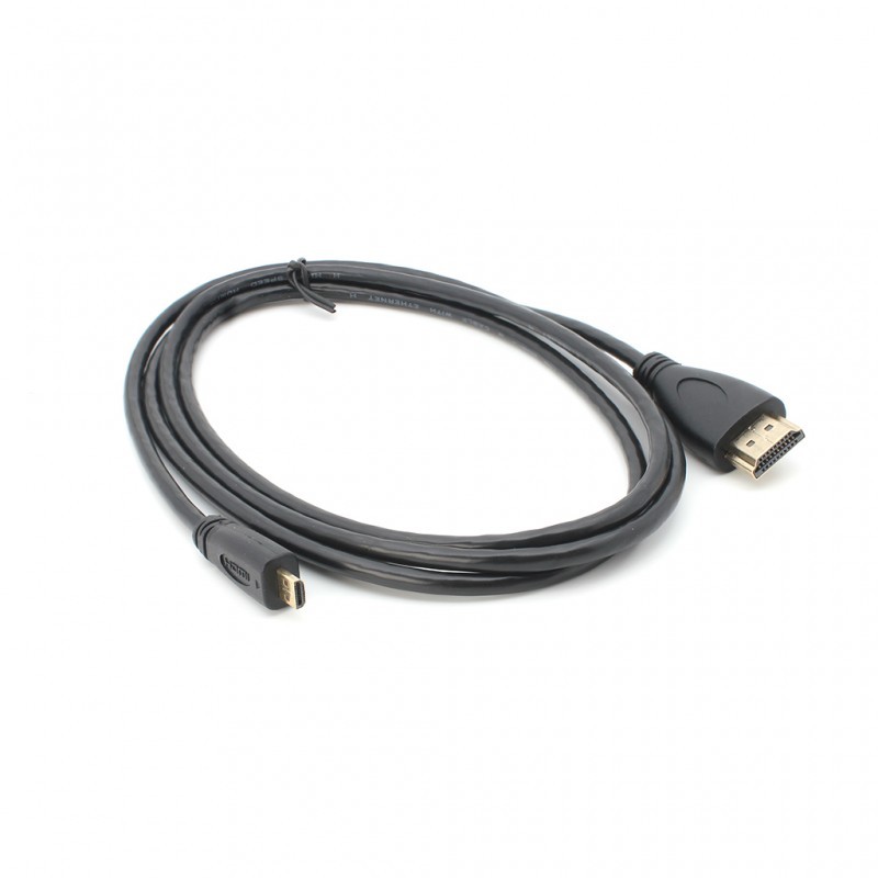 Kabal sa micro HDMI muški na HDMI muški JWD (1,5m) - crna