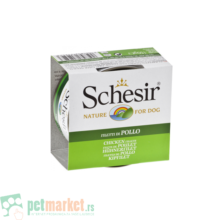 Schesir: Vlažna hrana za pse sa prirodnim sokom, 150 gr