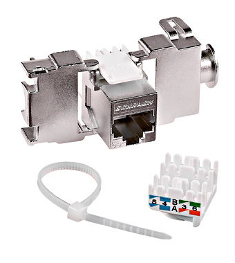 TOOLLESS LINE-RJ45 Modul, Cat.5e, STP (SFA)
.