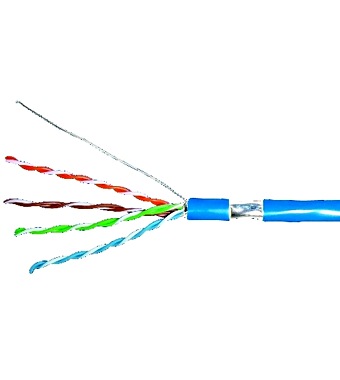 Kabl inst.Cat.5e F/UTP - 200 Mhz, 4x2xAWG-24, PVC, plavi
za rezanje