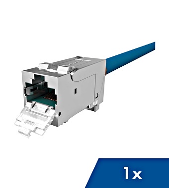 PERFORMANCE LINE-RJ45 modul,Cat.6a 10Gb STP,4PPoE 100W,(SFB)
(SFB)