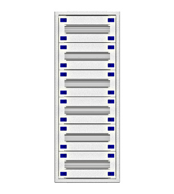 Uzidni razdelnik 1U-18 sa čeličnom pločom 915x380x180
6 Broj redova, 78 Širine modula,