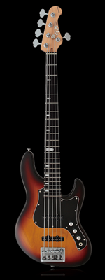 FGN Fujigen EMJ5-AL-R 3Tone Sunburst bas gitara