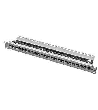 PreLink/fixLink prespojni panel 19'' 1U 24xRJ45, RAL7035
CKVPL0101E