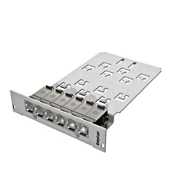 PreLink RC - slot modul 3U 7TE cat.6A, RAL7035
without cable termination, CVEERP201E