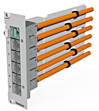 PreLink/fixLink -slot modul za 6xRJ45, 7TE, za nosač modula
CVE000001E