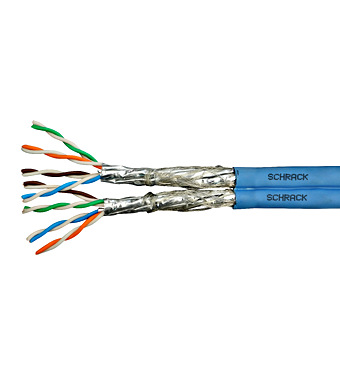 Kabl inst.Cat.7a S/FTP - 1200 Mhz, 8x2xAWG-23,LS0H,50% plavi
blue, Drum 500m