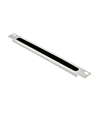 10" SOHO panel za uvod kabla,sa četkom,0.5HU,metalni,RAL7035
10" Cable entry panel with brush, 0.5U, RAL7035