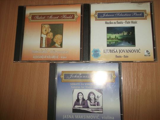 3 CD-a klasične muzike - novi