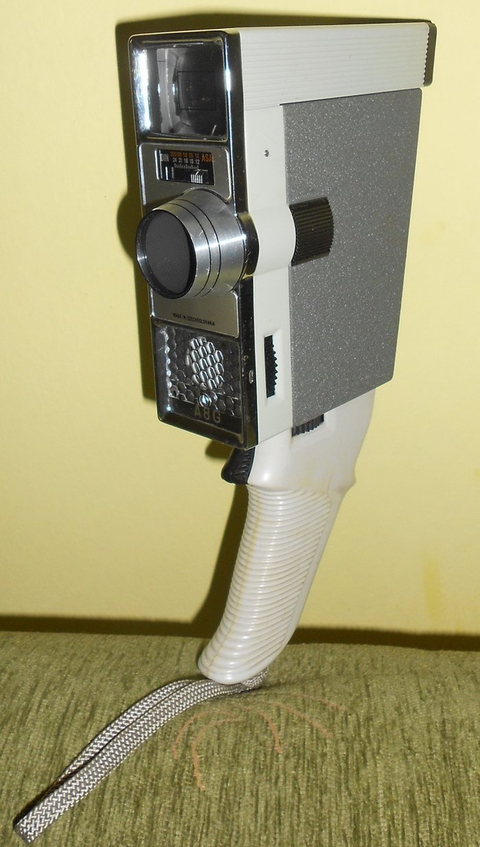 Filmska kamera meopta a8g 1964 8mm kamera, objektiv 2,8/12,5 (sočivo)