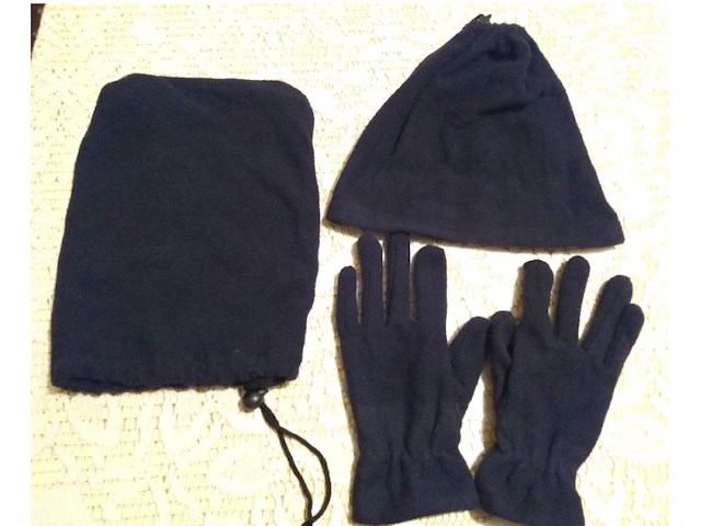 Komplet kapa i rukavice plus vrećica