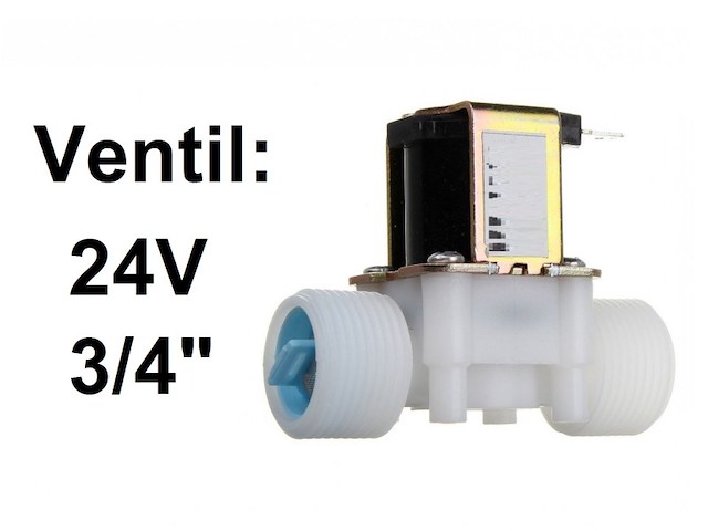 Elektromagnetni ventil - 8 bar - 24 V - 3/4 cola