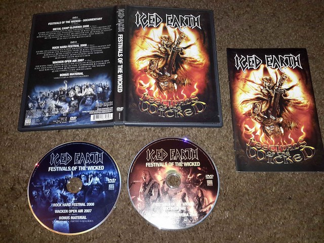Iced Earth - Festivals of the wicked 2DVDa , ORIGINAL