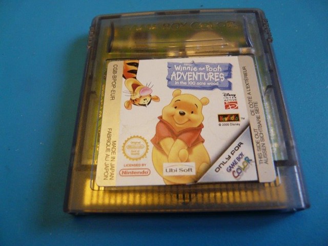 GameBoy Color kertridž - Winnie the Pooh Advantures