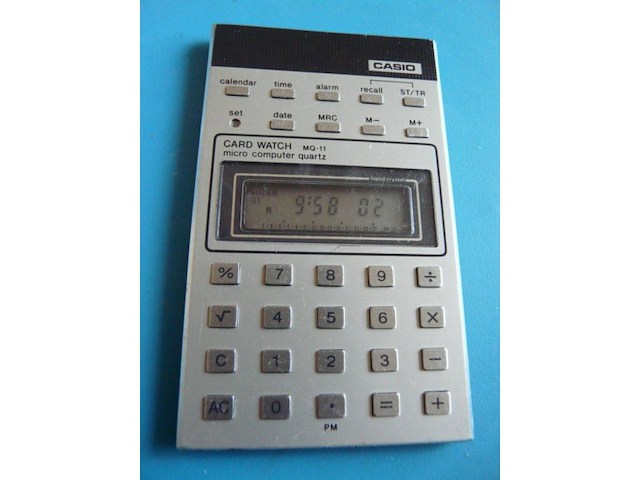 Casio MQ-11 - stari džepni kalkulator i sat