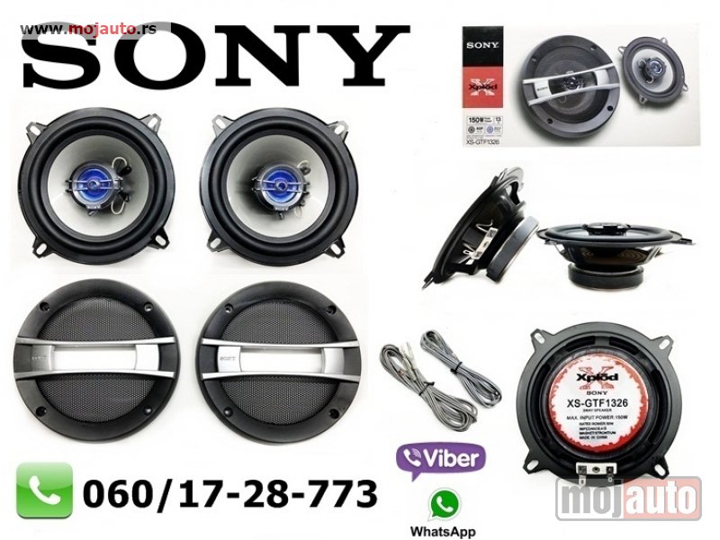 Zvucnici sony 13cm set 2 komada