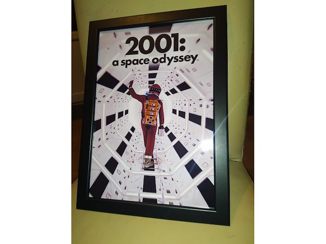 Filmski poster uramljen Odiseja u svemiru 2001