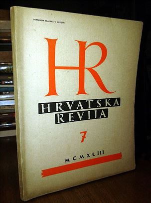 Hrvatska revija, 1943, br. 7