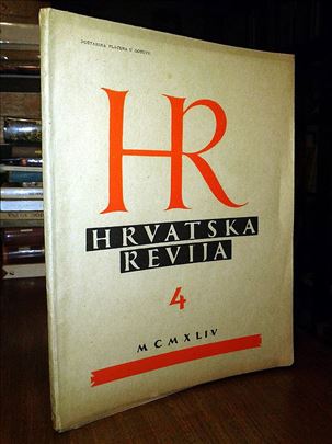 Hrvatska revija, 1944, br. 4