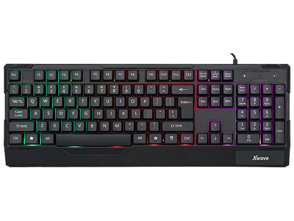 Tastatura gejmerska sa RGB pozadinskim osvetljenjem crna,USA slova