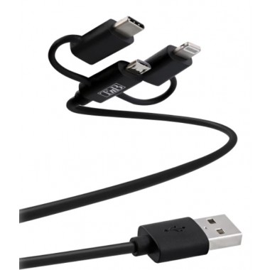 TNB CBLIGHT3IN1 USB KABL 3U1:LIGHTNING+USB/C+MICRO USB