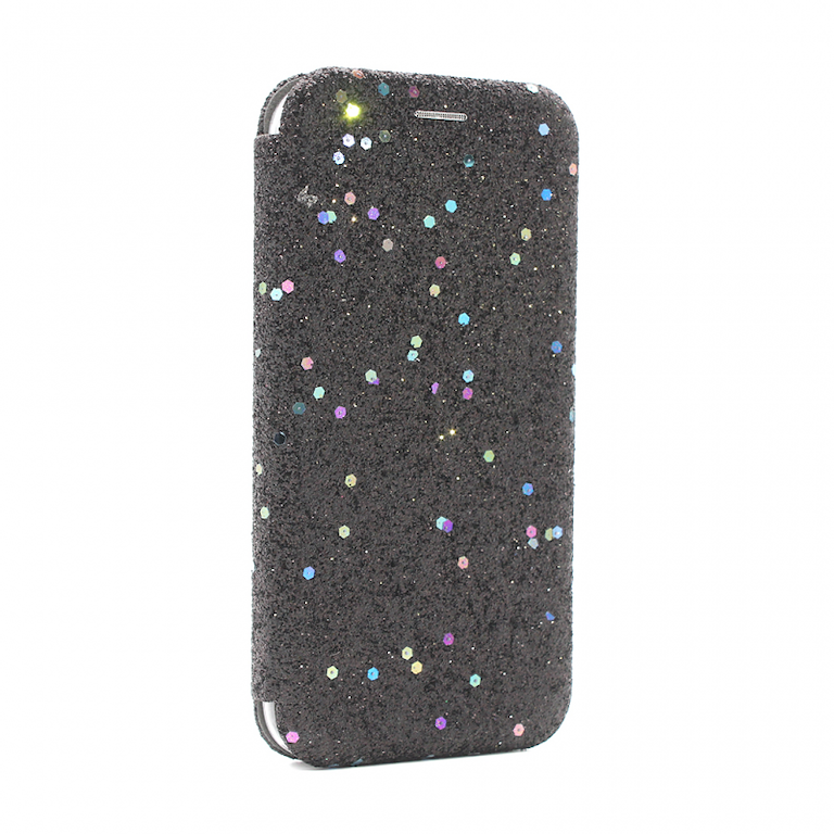 Torbica Flip Diamond za iPhone X/XS crna