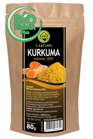 Kurkuma mlevena 80g -Lucar