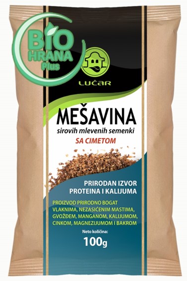 Mešavina sirovih semenki sa cimetom 100g - Lučar
