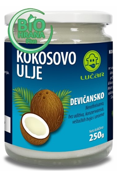Kokosovo ulje devicansko 250gr- Lucar